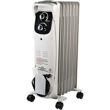 Costway 1500W Oil Filled Heater Portable Radiator Space Heater w ...