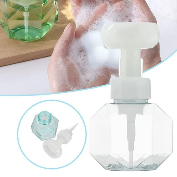 EIMELI 300 ML Foaming Soap Dispenser Detachable Cleaning Flower Shape ...