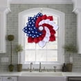 Handcrafted Red White Blue Patriotic Wreath Front Door Decor for 4th Of ...