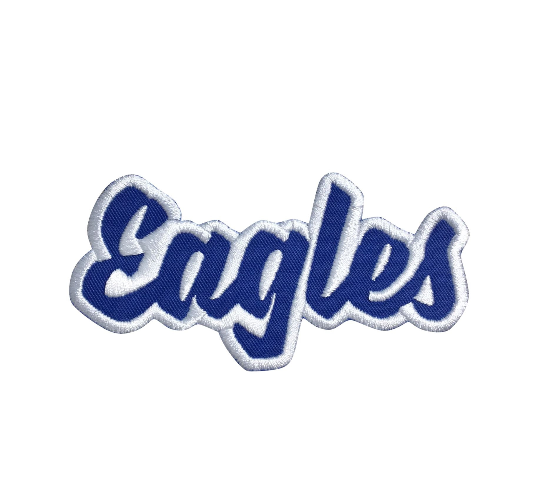 Eagles - Royal Blue/White - Team Mascot - Words/Names - Iron on ...