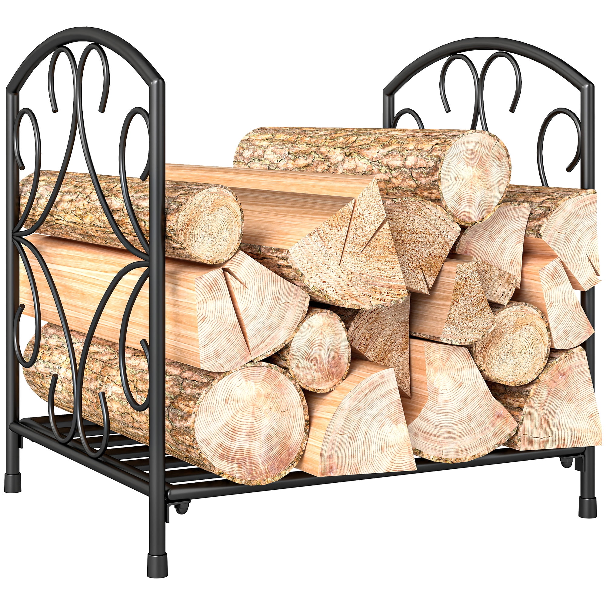Click here for Outsunny Firewood Rack Outdoor  16 Metal Fireplace... prices