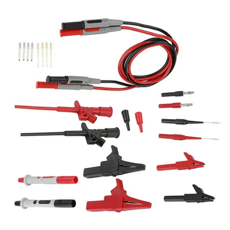 Multimeter Test , 4mm Banana Plug Test Probe Cable Set Multi Meter Test ...