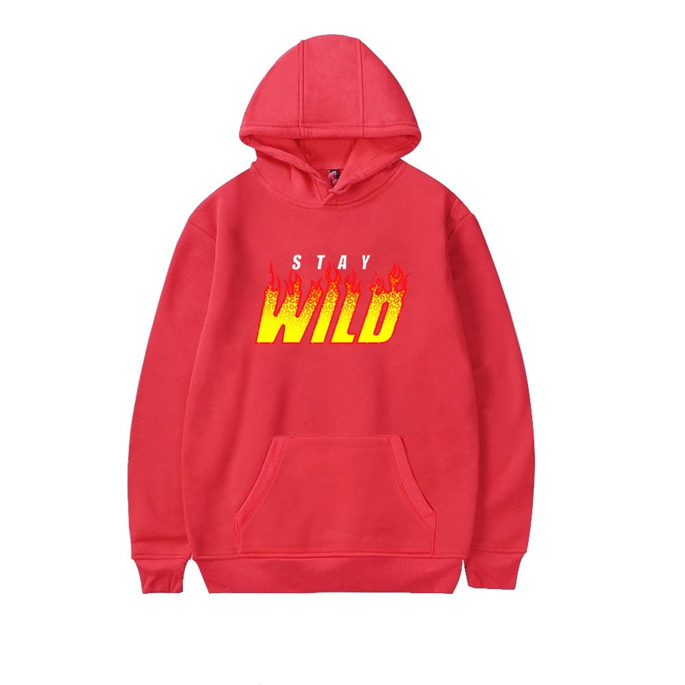 Ben Azelart Stay Wild Hoodie Women Men Long Sleeve Hooded Sweatshirt ...