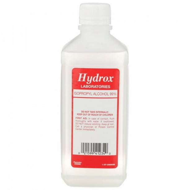 Hydrox Isopropyl Alcohol, 16 oz. Bottle, 1 Count - Walmart.com