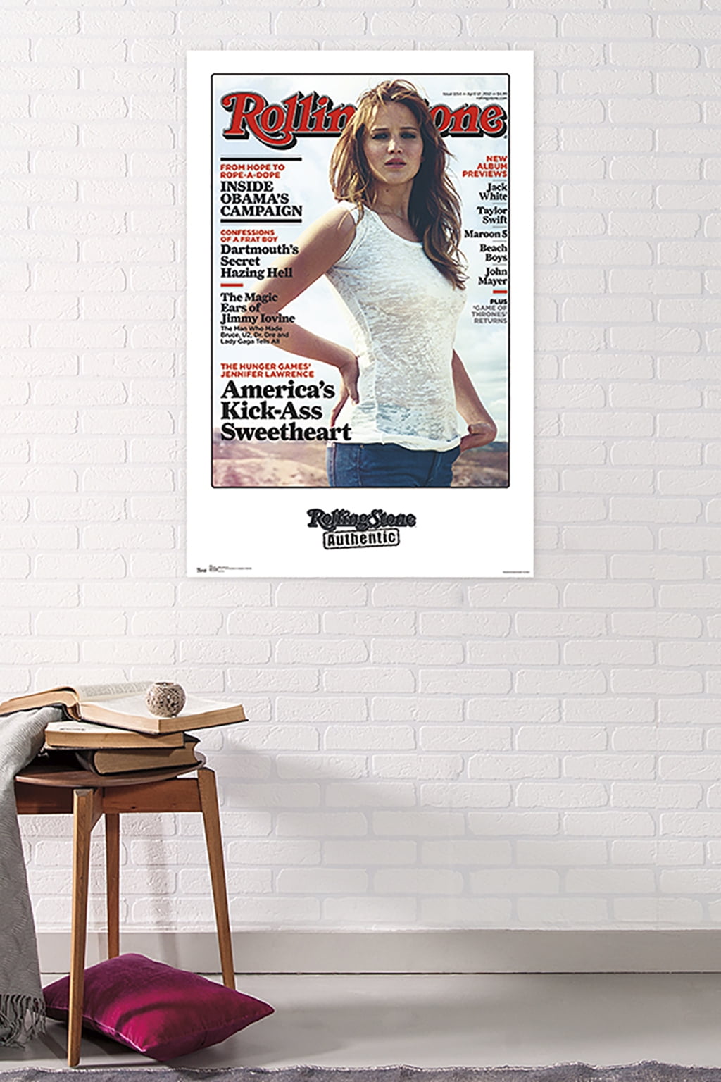 Jennifer Lawrence Rolling Stone Poster
