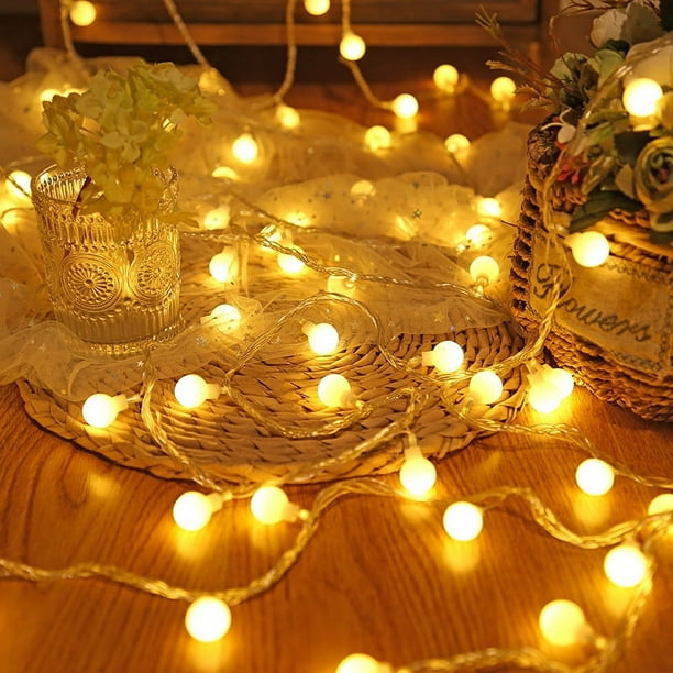 Luces LED de colores con forma de estrella y batería, luces decorativas ...