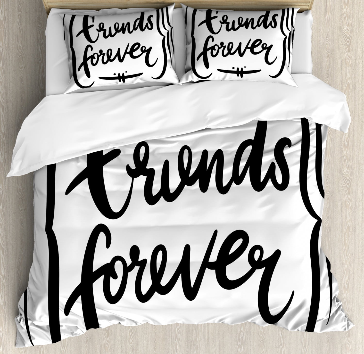 Best Friend Duvet Cover Set Queen Size, Friends Forever Motivation ...