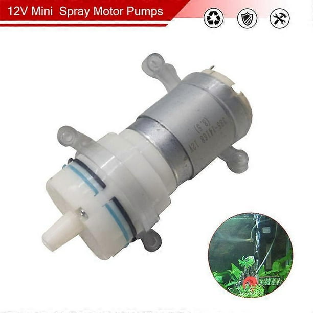 Water Pump Motor Priming Diaphragm Mini Pump Spray Motor 12V Micro ...