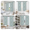 Cat and Rainbow Blue Pattern Blackout Curtains,Triple Weaved Fabric ...