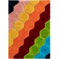 Well Woven San Francisco Geometric Hand-Made Area Rug, 3.92' x 5.25 ...