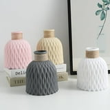 Aesthetic Scandinavian Plastic Vase Home Decor Flower Pasu Bunga Z7 ...