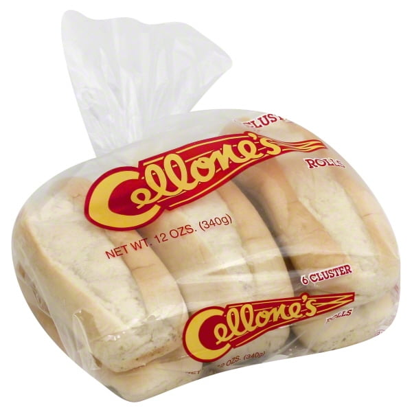 Cellone's Italian Cluster Sub Buns, 6 Pack, 12 oz - Walmart.com ...