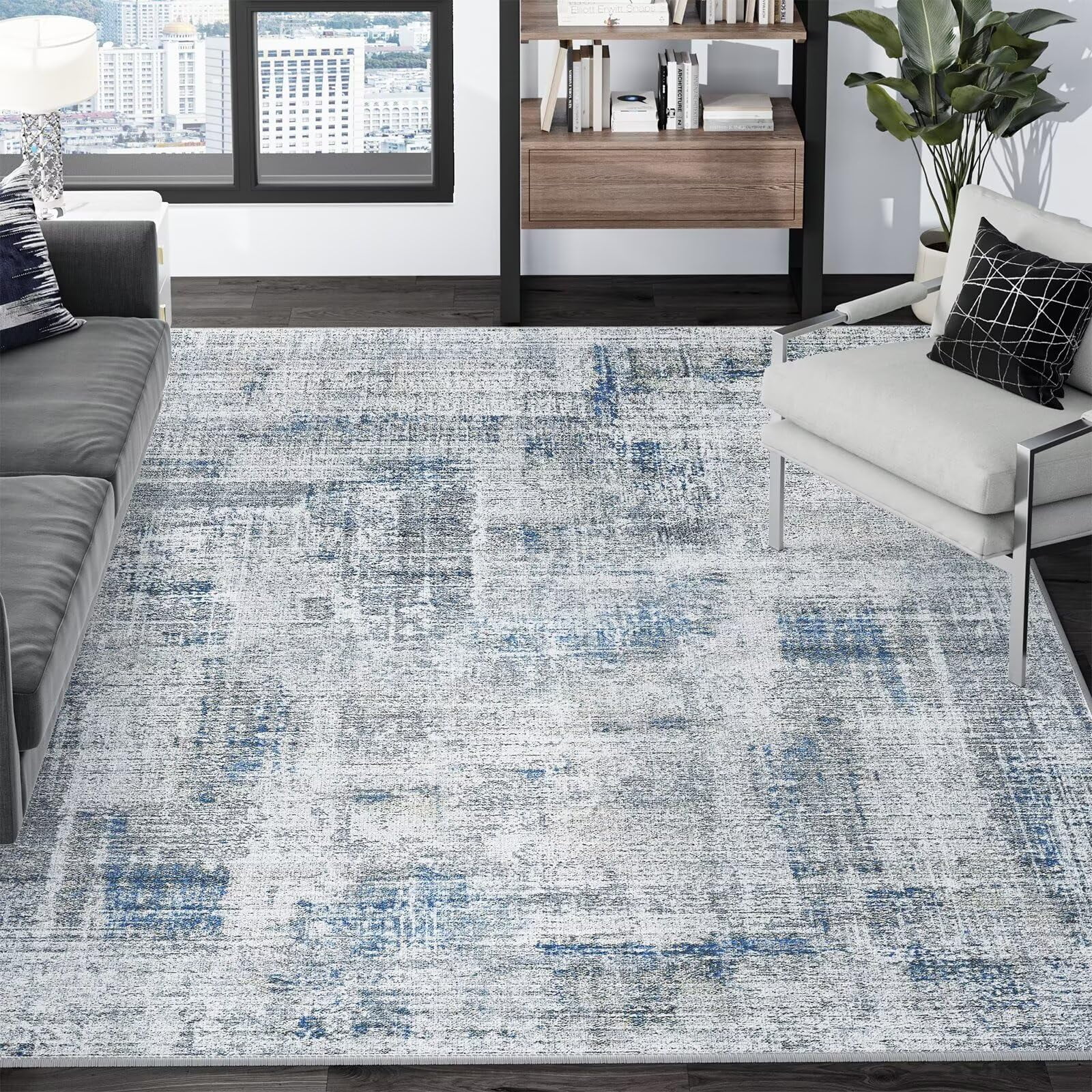 Click here for Eleisa Modern Abstract 5x7 Area Rug For Living Roo... prices