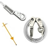 21 inch Dome Stake and Forged Heavy Duty Steel Large Dog Ties Out with ...