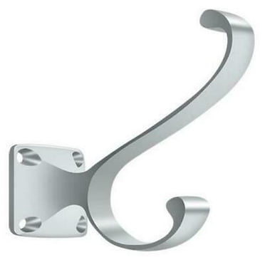 Brainerd Marley Coat and Hat Hook, Polished Chrome and Black - Walmart.com
