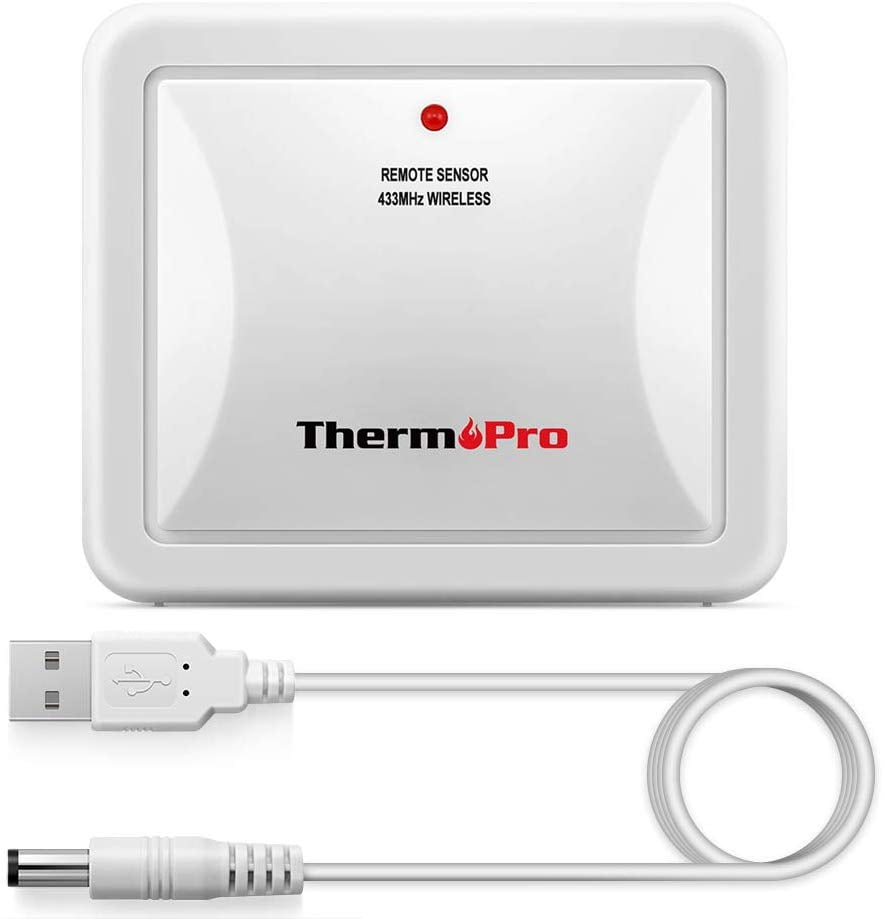 ThermoPro Indoor Outdoor TX-4 Waterproof Transmitter for TP60S/TP63 ...
