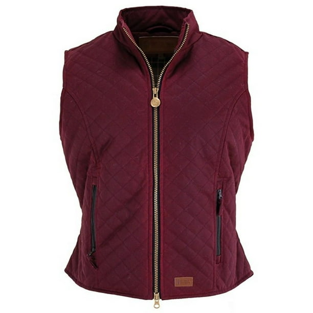 Outback Trading Company - Outback Trading Vest Womens Quilted Zipper ...