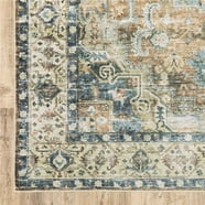 9 x 12 ft. Blue Wool Geometric Hand Tufted Rectangle Area Rug - Walmart.com