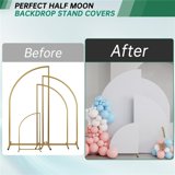 BQBQERT Elegant Spandex Wedding Arch Cover Stretch Fabric Backdrop for ...