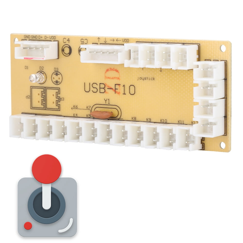 Arcade Joystick Circuit Board, Full Solder Joint Arcade Game Control ...