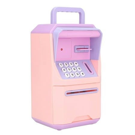 ATM Piggy Bank, Mini ATM Machine Cartoon Music Smart Sensor For Kids ...