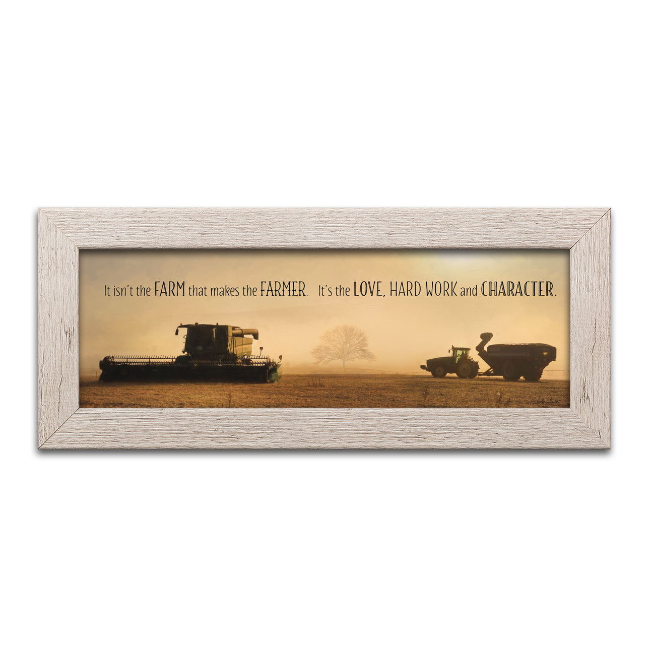 Gango Home Decor Country-Rustic The Farmer; One 18x6in Art Print in ...