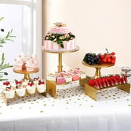 CUTICATE 5 Pieces Buffet Riser,Cube Display Nesting ,Tabletop Display ,Dessert Table Display ...