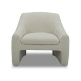 Free Shipping! Better Homes & Gardens Cream Linen Curvy Accent Chair ...