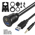 USB3.0 and 3.5mm Sound Cable Replacement Cable Perfect for Car ...