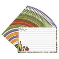 Veggie Recipe Cards - 4" x 6" Regular Index Cards, Set of 48, by ...