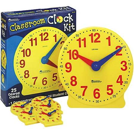 Learning Resources Classroom Clock Kit - Walmart.com