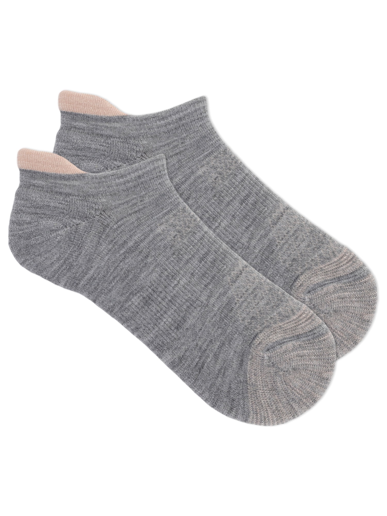Ozark Trail Women's Merino Wool Blend No Show Tab Socks, 1 Pack ...