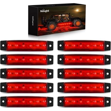 DriSentri 10 PCS 3/4'' KEF16 LED Trailer Marker Clearance Lights, 24V ...