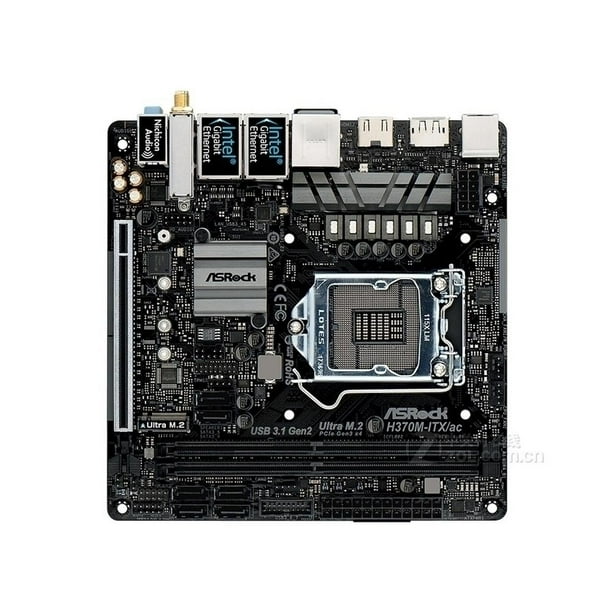 Placa madre ASROCK H370M-ITX/ac LGA 1151 Intel H370 DDR4 | Bodega ...