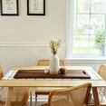 Large Acacia Serving Board with Handles, 36 x 12 Inch Rectangular ...