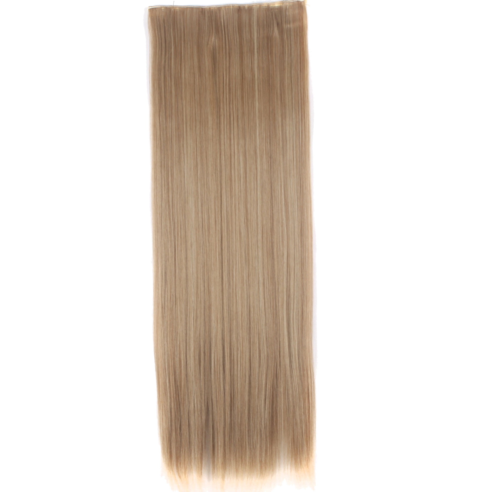 LELINTA 26" Women Ladies Long Straight 5 clips one piece 3/4 Full Head ...