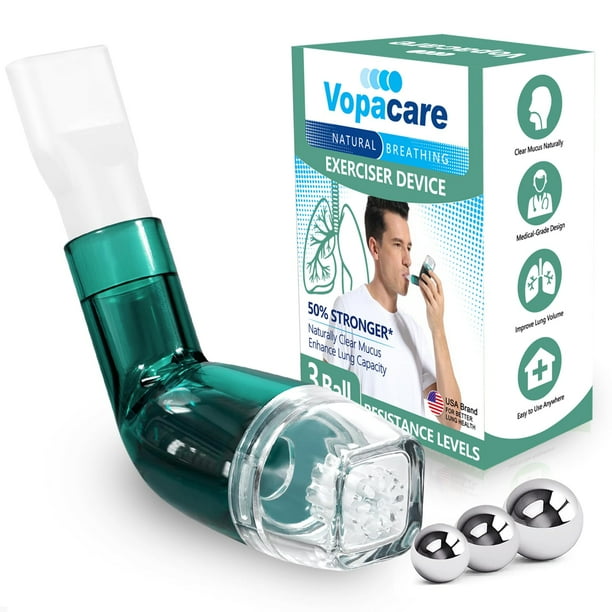 Aparato para ejercitar la respiración Vopacare Flutter Valve Pulmones ...