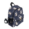 Cute Penguin Star Pattern Mini Backpack Cute Small Backpack with Chest ...