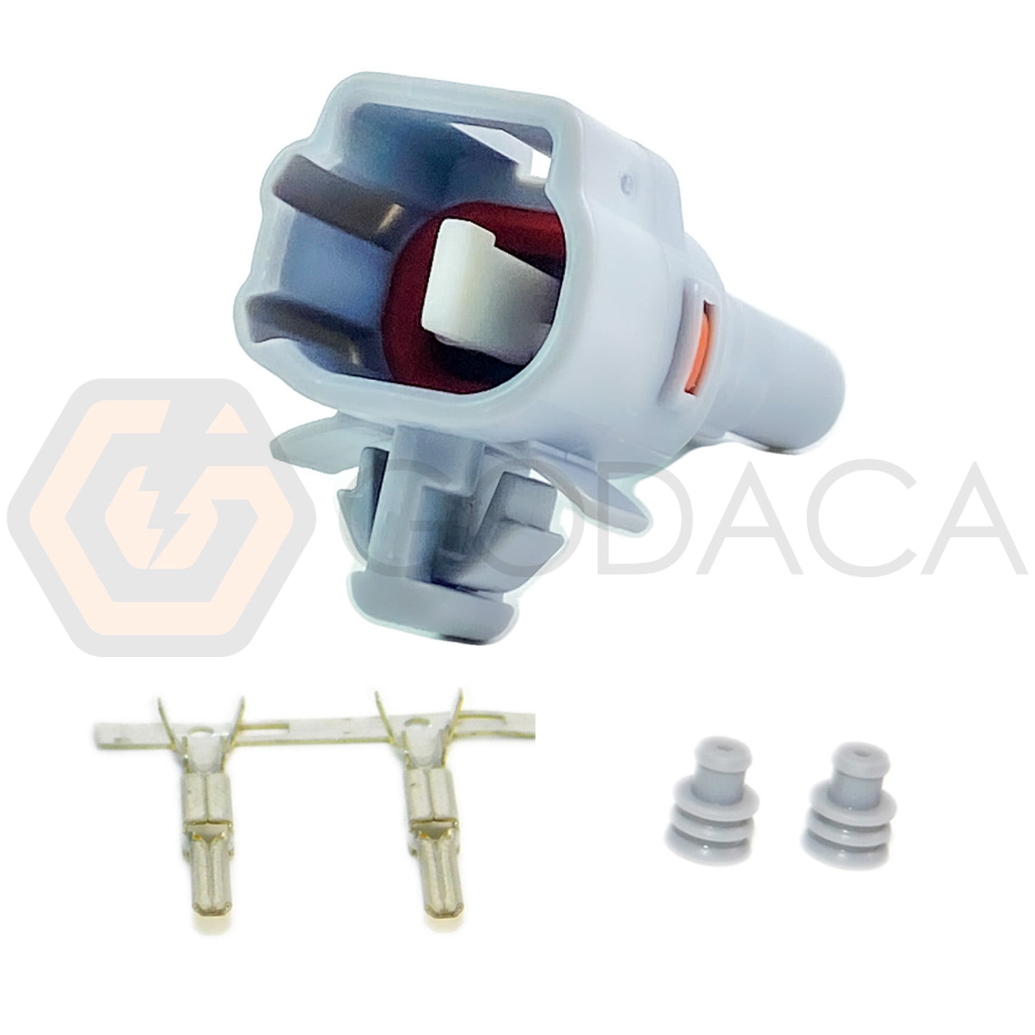 1x Male Connector 2-way for Fog light 90980-11002 w/out wire - Walmart.com