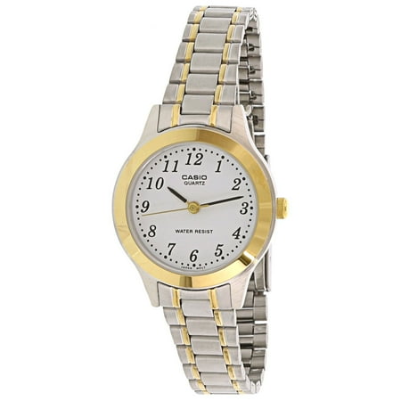 Casio Women's Core LTP1128G-7B Silver Stainless-Steel Japanese Quartz ...