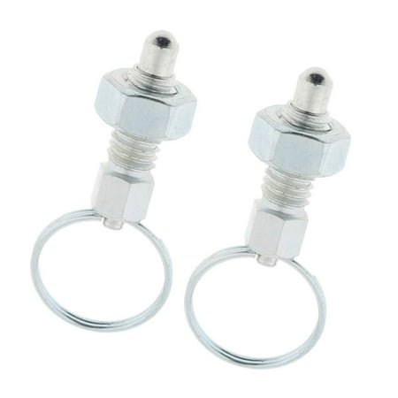 Dyfrio 2X Stainless Steel M6 Non-Locking Type of Retractable Spring ...