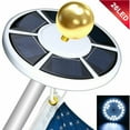 KingFurt Solar Powered Light USA Flag Pole Light Automatic Sensor 26 ...