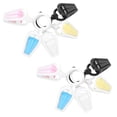 10Pcs Swivel Laundry Hooks Plastic Clothes Clips for Home (Random Color ...