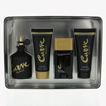 Curve 4 Pc. Gift Set ( Cologne Spray 4.2 Oz + Mini 0.25 Oz + After ...