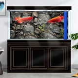 48X20IN Stone Aquarium Background, Rock Fish Tank Background, Natural ...