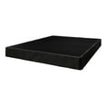 Castle Place 5" Full Size Wooden Box Spring in Black Linen - Walmart.com