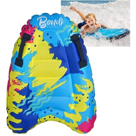 Kids Portable Inflatable Surfboard,Bodyboard Swimming Pool Mattress ...