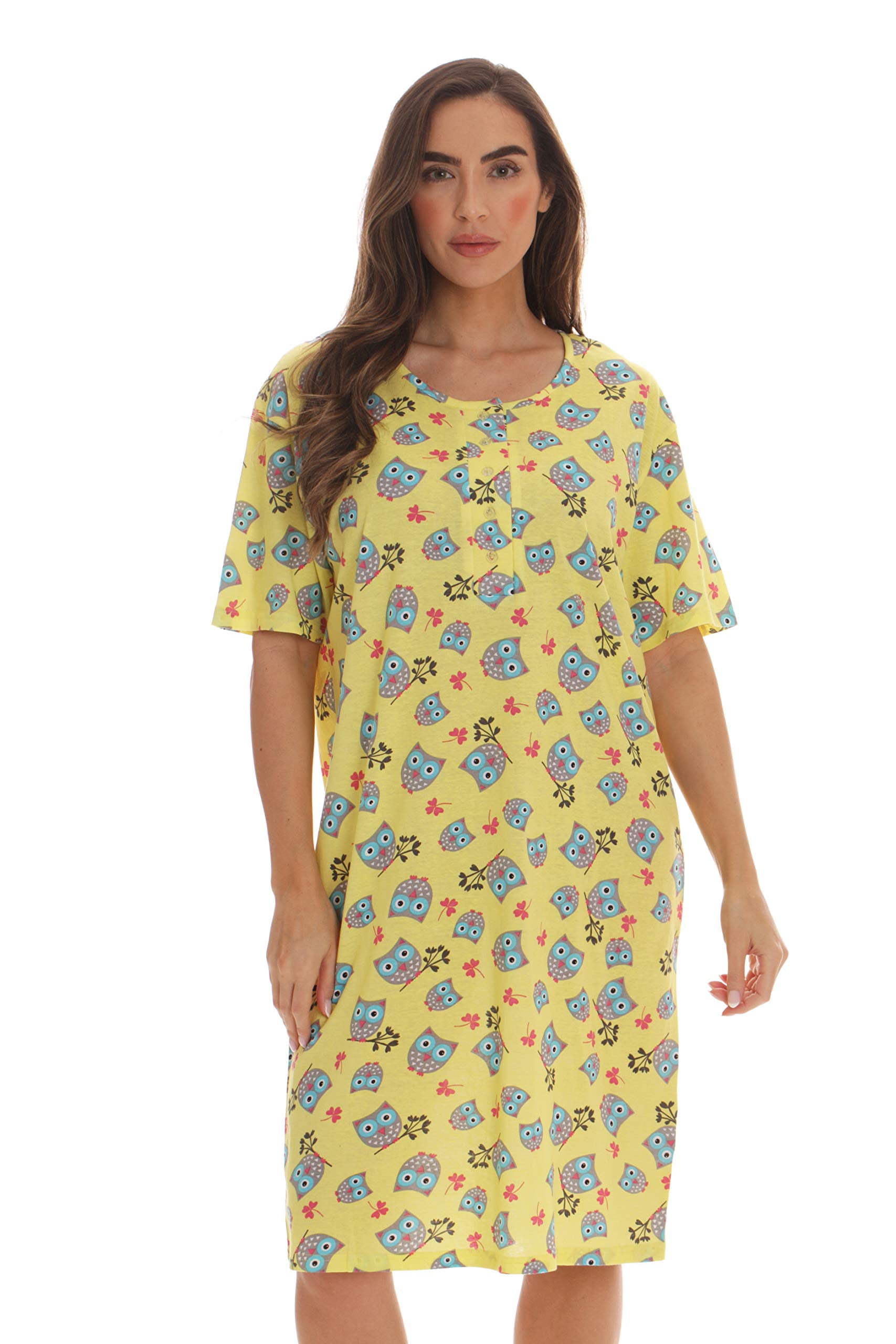 Just Love Short Sleeve Nightgown / Night Shirts Sleep Dress for Women ...