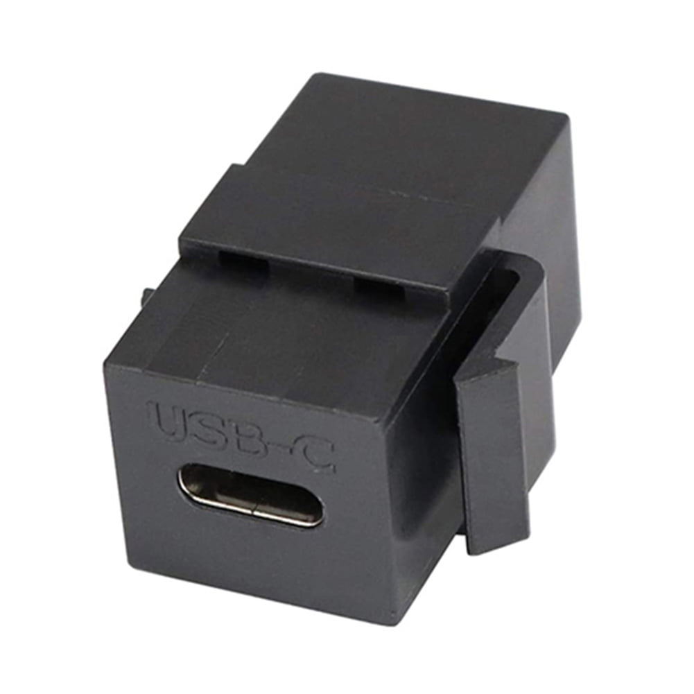 USB 3.1 Tipo C Keystone A Jack Acoplador Inserta Puerto Enchufe (negro ...