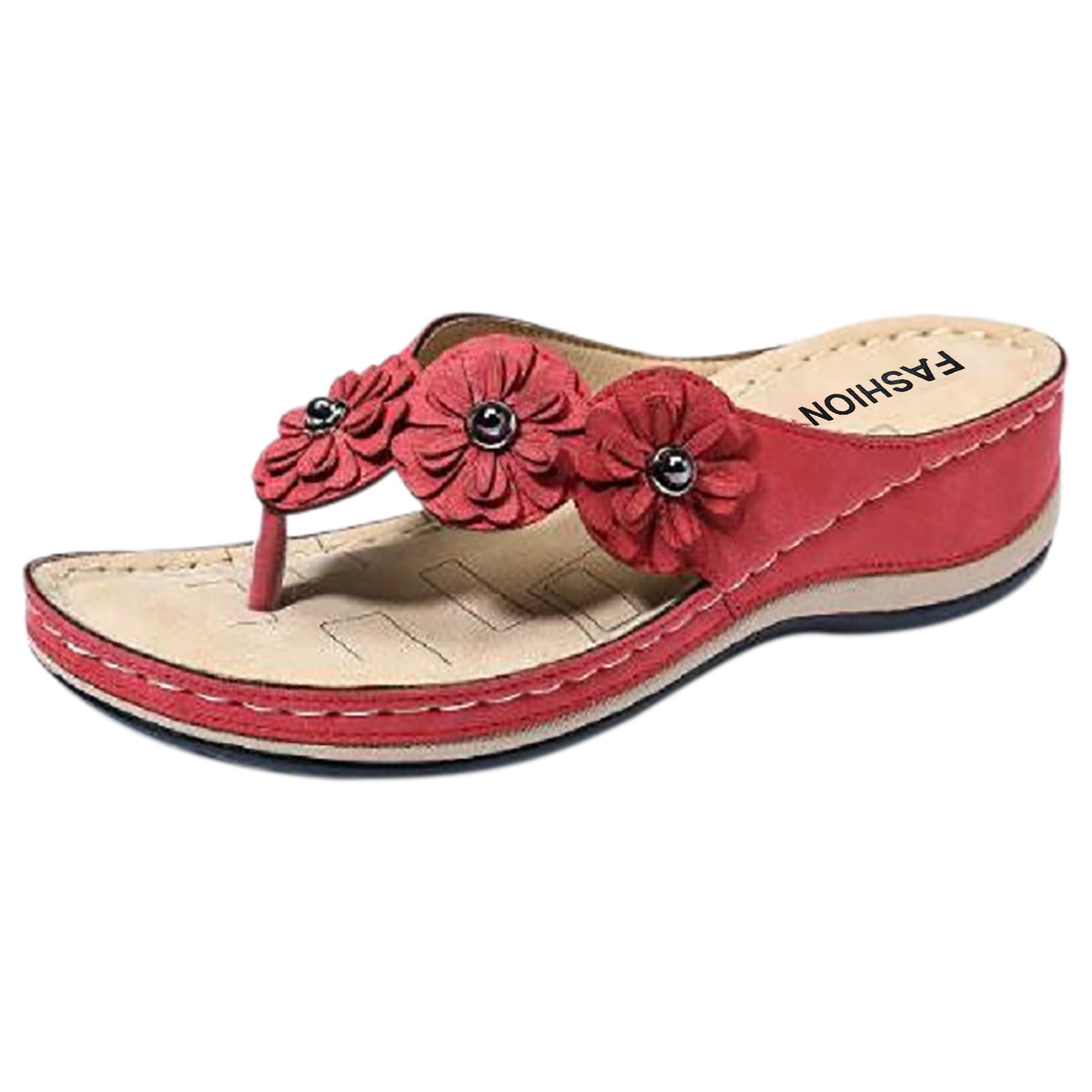 Click here for Einccm Womens Sandals  Flip Flops For Women  Stret... prices